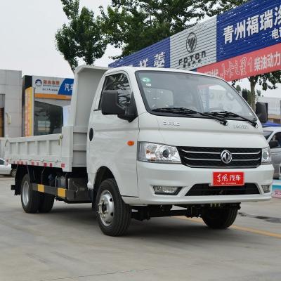 China Used Dongfeng W17 102hp Left Hand Drive 2 Seats 2 Airbags Single Row 4*2 Light Dump Truck for sale