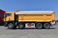 China 8x4 Dump Truck with Left Hand Driving and 351-450hp Horsepower for sale
