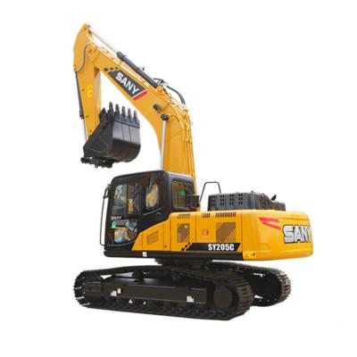 China SANY SY205C Used Excavator 20.5 Tons Construction Machinery 1.1m3 Bucket Capacity for sale