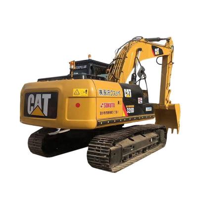 China 20T YUCHAI Engine Good Excavator Caterpillar CAT 320D Crawler Diggers for sale