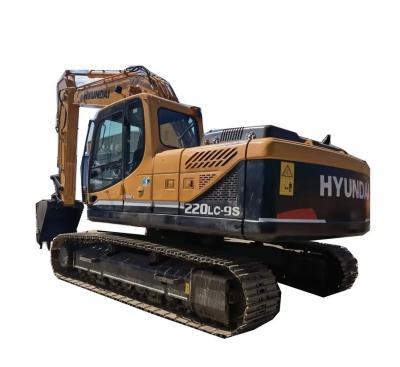 China Year 2019 HYUNDAI 220 Used Excavators Good Condition 20 Tons Construction Machinery for sale
