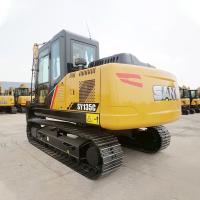China SY135C 13tons Hydraulic Crawler Excavator with Medium Size Operating Weight for sale