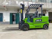 China Real Advantage and 14.4 kw Lifting Motor Power 5 Ton Rough Terrain Forklift with Crane for sale