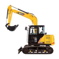 China Max Digging Radius 6240 SANY SY75C Pro 7tons Hydraulic Crawler Used Small Excavator for sale