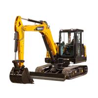 China Used SANY SY55C 5.5 Ton Excavator with Low Working Hours 0-2000 and Year 2016-2020 for sale