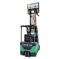 China Used Toyota 1 Ton Electric Forklift 48V Fork Length 1070 Warehouse Material Handling for sale