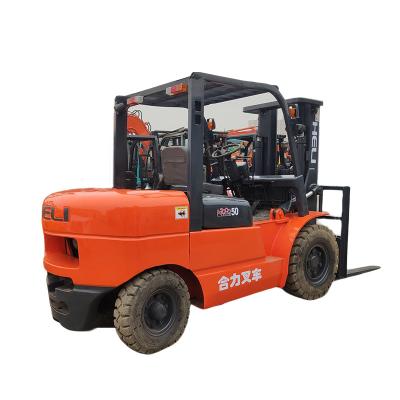China Used Heli Forklift 5.5ton Good Condition Diesel/Electric Options and Affordable for sale