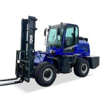 China 3000kg Load Capacity Used TDER 4WD All Terrain Forklift with Isuzu or Cummins EPA Engine for sale
