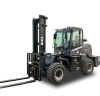 China 3000kg Load Capacity Used TDER 4WD All Terrain Forklift with Isuzu or Cummins EPA Engine for sale