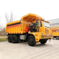 China 340Hp Mining Dump Truck with 500-600L Fuel Tank Capacity and 60-70 Ton Loading Capacity for sale