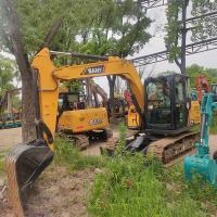 China 7.5 Ton Crawler Excavator Used Sany SY75C Excavator with ISUZU Engine and Other Hydraulic Pump for sale