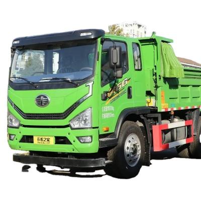 China 200HP FAW 4x2 Tipper Dump Truck with Manual Transmission and High Capacity Fuel Tank for sale