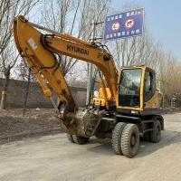China Hyundai Origin Machine Wheel Excavator Used 150W-9 Excavators for Sell for sale