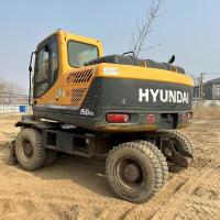 China Hyundai Origin Machine Wheel Excavator Used 150W-9 Excavators for Sell for sale
