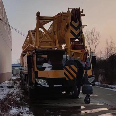 China 100 Ton QY100K Used Zoomlion Truck Crane with Telescopic Straight Boom Crane Type for sale