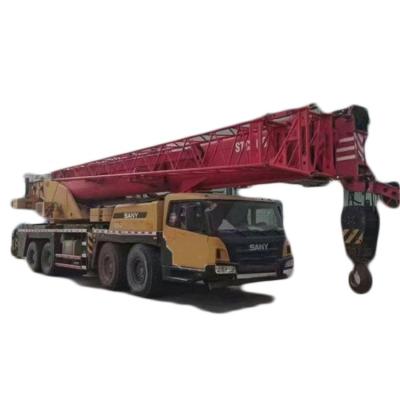 China 80000 kg Left Hand Drive Hydraulic Truck Crane 80ton STC 800 Used Sany Crane Truck for sale