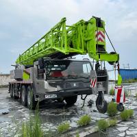 China 80 Ton Used Truck Crane with Telescopic Straight Boom from Zoomlion in India for sale