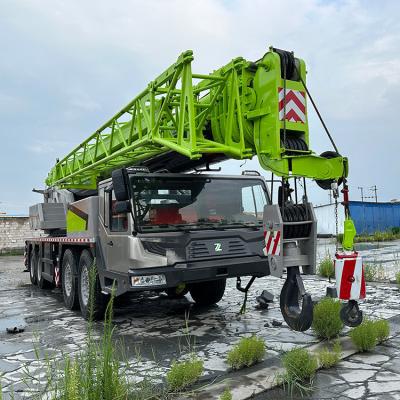 China 80 Ton Used Truck Crane with Telescopic Straight Boom from Zoomlion in India for sale