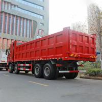 China HOWO Sinotruck 8*4 Drive Dump Truck for Engineering Transportation Manual Air Conditioner for sale
