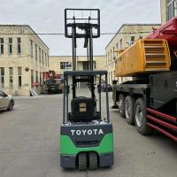 China 4-Wheel Drive Electric Forklift 1 Ton 1.5 Ton 2 Ton Used Toyota with 1070mm Fork Length for sale