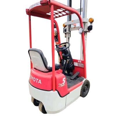 China 0.5 Tons Toyota Used Electric Forklift Truck with 125 Fork Width and 1070 Fork Length for sale