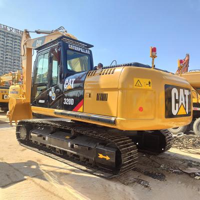China Used 20 Ton CAT 320D Crawler Excavator with 410L Fuel Tank and 1m3 Bucket Capacity for sale