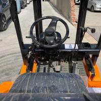 China 2 Door Frames 4-Wheel Drive All Terrain Electric Forklift 2.5 Ton Used Lithium Battery for sale