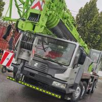 China Used Zoomlion Crane Truck 55 Ton Telescopic Hydraulic Cranes with 8-Cylinder Diesel Engine for sale