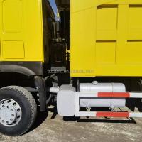 China ABS Yes Fully Refurbished Sinotruck Howo 371hp 8x4 24 Cubic Meter Tipper Dump Truck Tire 12.00R20 for sale