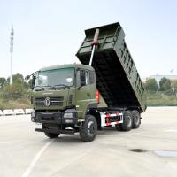 China Dong Fong Green 6*4 RHD 430HP Dump Tipper Truck Rear Camera High Capacity Load 21-30T for sale
