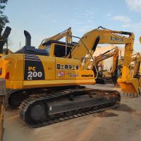 China 2017 Year Used Komatsu PC200 Excavator 20 Ton Crawler Excavator with Original Engine for sale