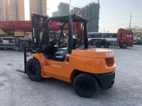 China Powerful 5 Ton Used Diesel Forklift for Warehouse Material Handling for sale
