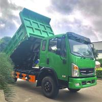 China 156HP EURO-V Emission Light Dump Tipper Truck in Diesel Fuel Type No Cruise Control for sale