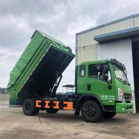 China 156HP EURO-V Emission Light Dump Tipper Truck in Diesel Fuel Type No Cruise Control for sale