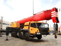 China Top STC1000T 100ton Heavy Duty Hydraulic Truck Crane with Max. power of 353/1900kW/rpm for sale