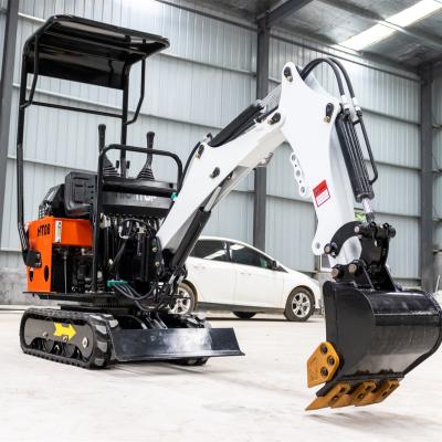 China CHANGCHAI Engine 1 Ton Crawler Excavator Mini Digger with 1140mm Track Grounding Length for sale