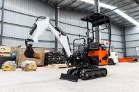 China CHANGCHAI Engine 1 Ton Crawler Excavator Mini Digger with 1140mm Track Grounding Length for sale
