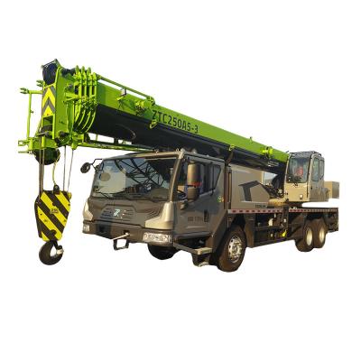 China 25 Ton Used Truck Cranes Top Construction Equipment Powered by WEICHAI Engine for sale