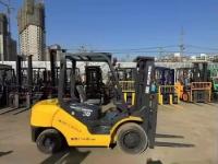 China Used Komatsu FD30 3 Ton Diesel Forklift in Japan with 4D94LE Engine Model for sale
