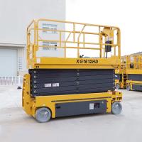 China Heavy-Duty Electric Motor Diesel Hydraulic Scissor Car Lift with 1670x740mm Table Siz for sale