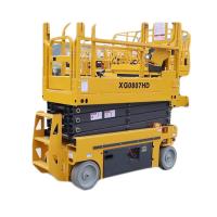 China 4-wheel Drive 12m Hydraulic Mobile Electric Scissor Lift Platform Electric Motor for sale