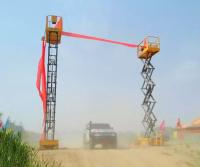China 4-wheel Drive 12m Hydraulic Mobile Electric Scissor Lift Platform Electric Motor for sale