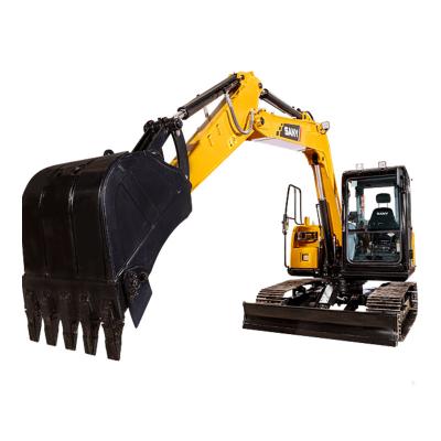 China SANY 75C Sy75C Pro Second Hand Excavator Used Crawler Excavator Small Digger 7 Ton for sale