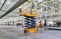 China 4-wheel Drive 12m Hydraulic Mobile Electric Scissor Lift Platform Electric Motor for sale
