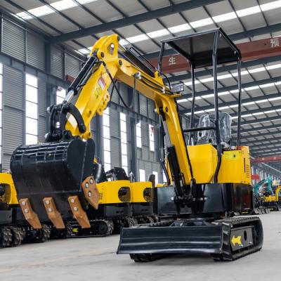 China 8.2 kW Diesel Engine 0.8-1 Ton Mini Excavator with Maximum Digging Depth of 1650mm for sale