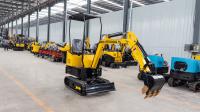 China 8.2 kW Diesel Engine 0.8-1 Ton Mini Excavator with Maximum Digging Depth of 1650mm for sale