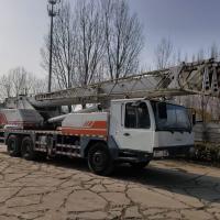 China 39m QY25V Used Zoomlion 25ton Truck Crane with Maximum Rated Lifting Torque of 980KN.m for sale