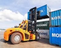 China SANY Used SCP100A Lpg Forklift within Food Beverage with 2240mm Overall Dimensions for sale