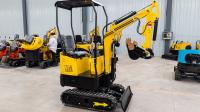 China 1 Ton Mini Excavator with Total Track Length of 1230mm and Advanced Hydraulic System for sale