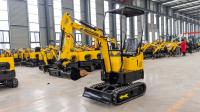 China 1 Ton Mini Excavator with Total Track Length of 1230mm and Advanced Hydraulic System for sale
